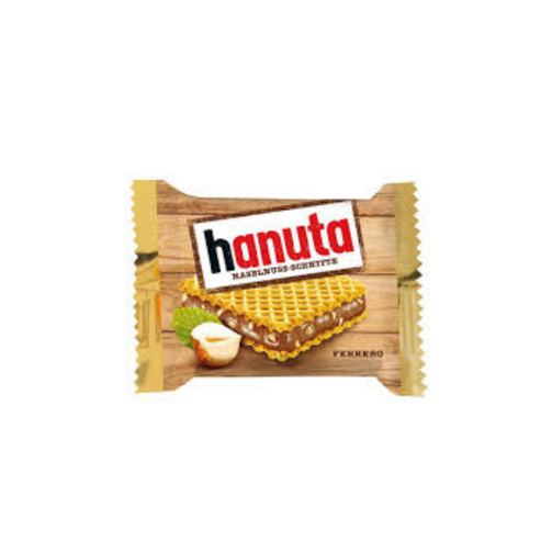 Original Hanuta Cookie - Wafer with Hazelnut Cream and Chocolate ...